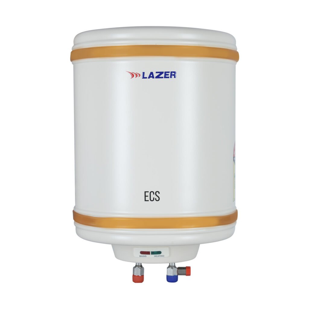 Lazer ECS Storage Water Geyser Vertical, Ivory