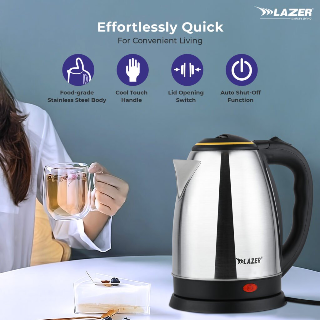 Stew Electric Kettle, Large Size Stainless Steel Kettle, Water Boiler ...