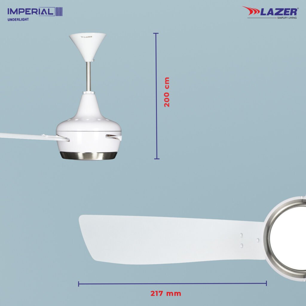 Lazer Imperial Premium Underlight 1320 mm Remote Controlled 3 Blade ...