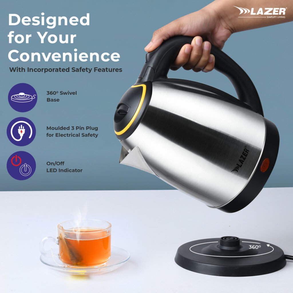 Stew Electric Kettle, Large Size Stainless Steel Kettle, Water Boiler ...