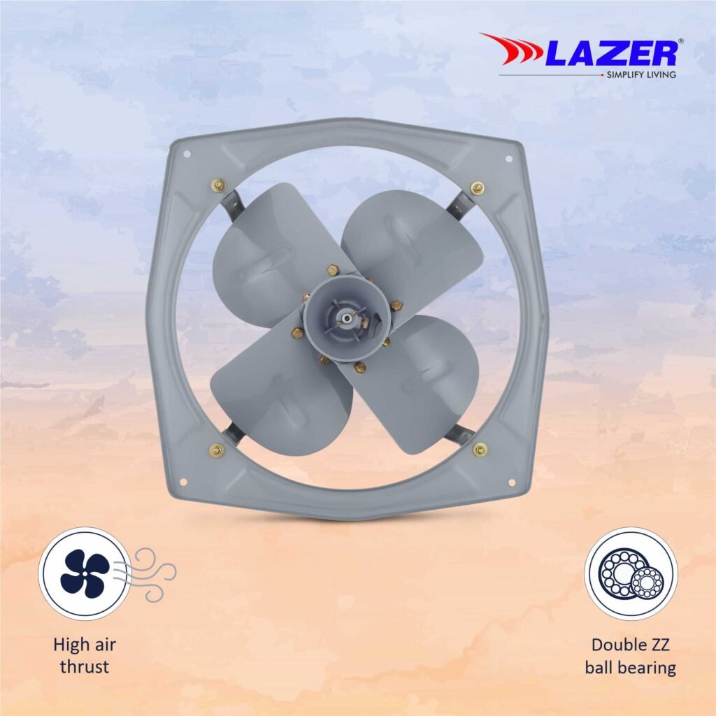 Lazer Xenon High Speed Exhaust Fan (Grey)